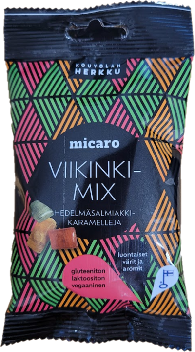 VIIKINKI-MIX hedelmä­salmiakkikaramellit 80g - Kouvolan Herkku